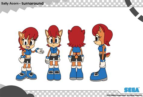 Sally Dream Team Turnaround Sheet By Sonicfan2121 On Deviantart