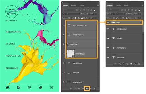 Mit Ebenen Und Ebenengruppen Organisieren Adobe Photoshop Tutorials