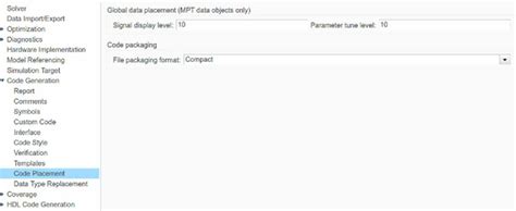 Code Placement Settings Click Bilud Model Or Ctrl B To Simulate And