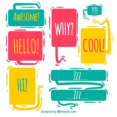 네모 말풍선 이미지 Freepik에서 무료 다운로드