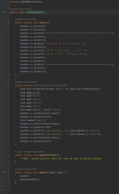 Solved Instructions Create The Following Array List Data
