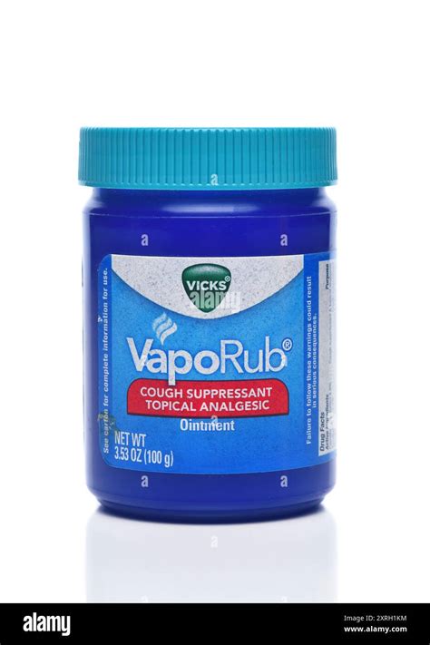 Irvine California 8 Aug 2024 A Jar Of Vicks Vaporub Cough