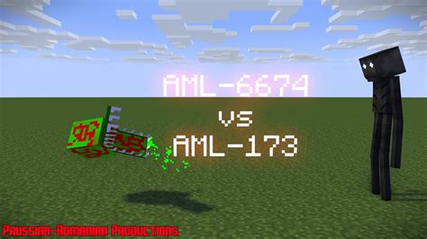 Aml 6674 Vs Aml 173 Minecraft Aml Battle Animation Youtube