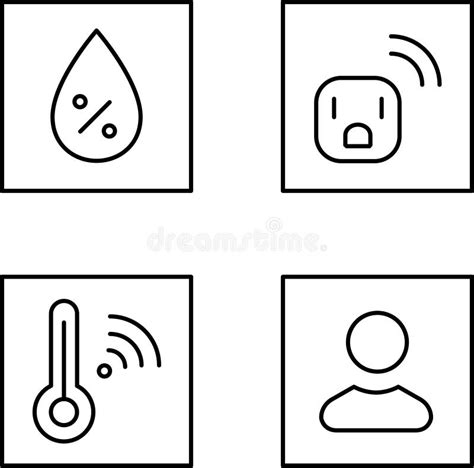 Internet Of Things Icon Set Iot Symbols Design Smart Device Industry Artificial Intelligence