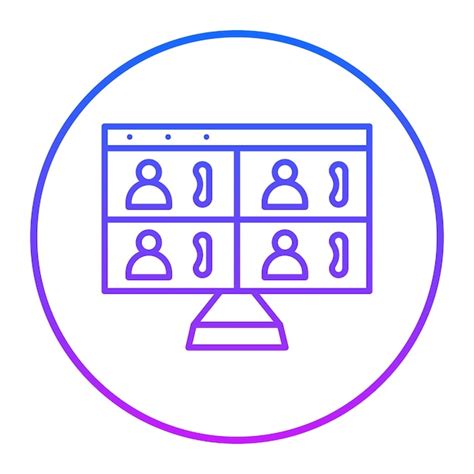 Premium Vector Online Meeting Vector Illustration