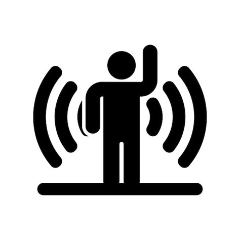 Premium Vector Motion Sensor Logo Icon Vector Illustration Design