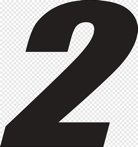 Black And White Font Number 2 Angle Text Png Pngegg