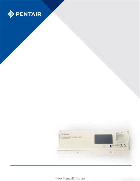 Pentair Intellicenter Pool Control Upgrade Kit Intellicenter Upgrade Kit Broch
