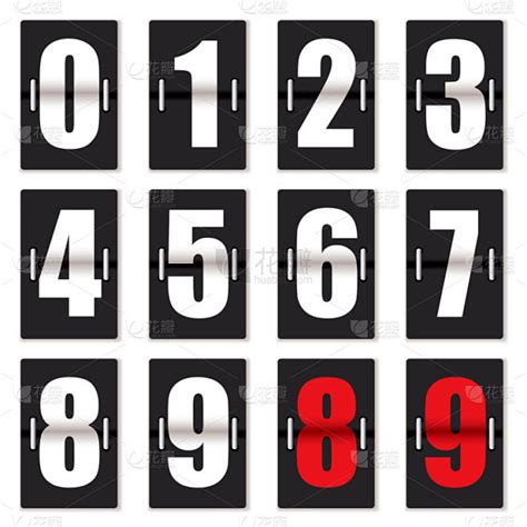 数字时钟计数器黑