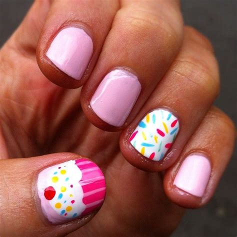 Monday Manicure Cupcakes And Sprinkles Nail Art Sprinkle Nails