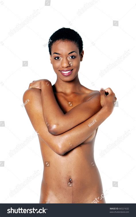 Pretty African American Woman Short Hair Stock Photo Shutterstock