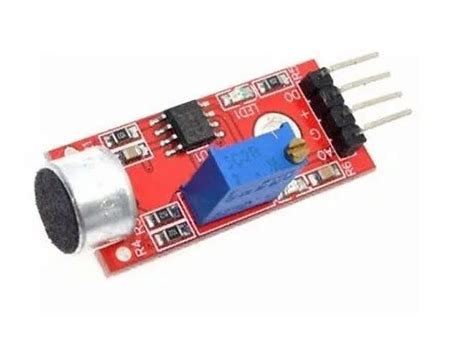 MÓDULO SENSOR DE SOM VERMELHO MICROFONE KY ARDUCORE Robótica Educacional arduino