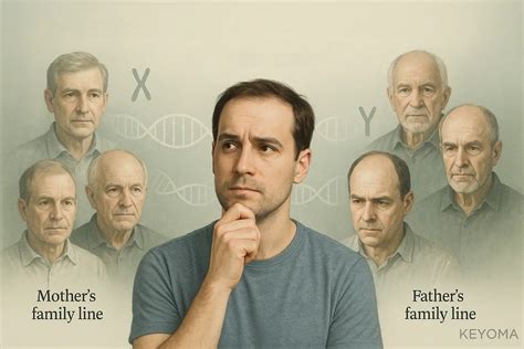 Genetics And Baldness Causes Genes And Inheritance Keyoma