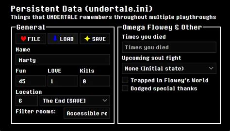 Undertale Save Game Editor Tool And How To Use