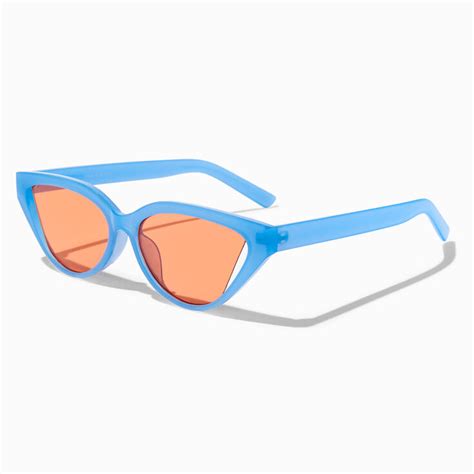 Translucent Blue Cat Eye Sunglasses Claires Us