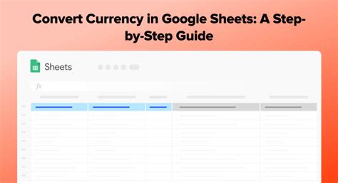 Convert Currency In Google Sheets A Quick Guide