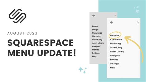 Squarespace Website Menu Update How To Use Squarespace Youtube