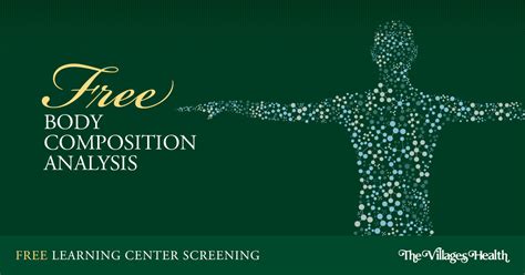 Body Composition Analysis Screening On Monday December 2 2024 At 0830