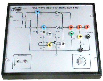 Full Wave Rectifier Using SCR UJT Trainer Adtron Technologies
