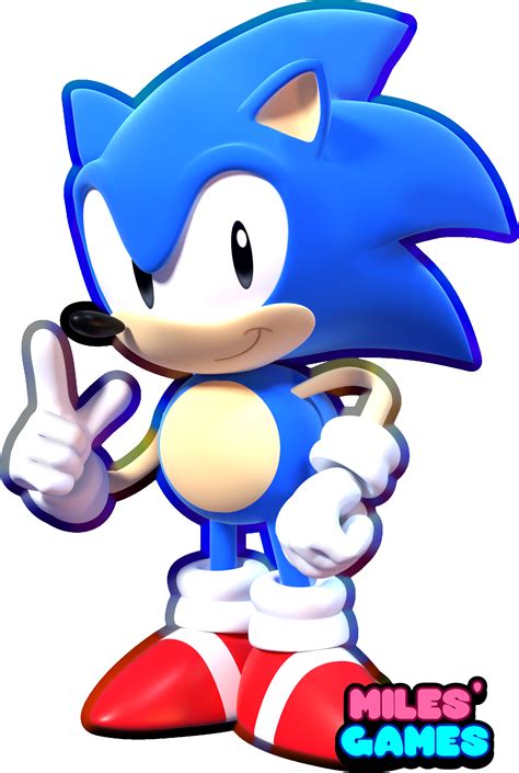 Sonic Model By Milesgames On Newgrounds