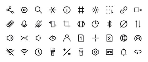 Premium Vector Smartphone Pulldown Status Bar Icon Set Essential