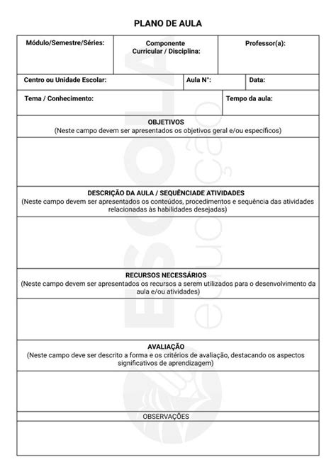 Plano De Aula Modelos Exemplos Como Fazer Planos De Aula Planner My