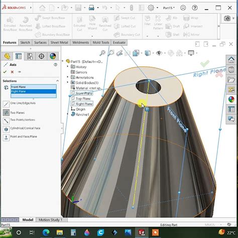 Solidworks Tips How To Make Reference Axis Youtube