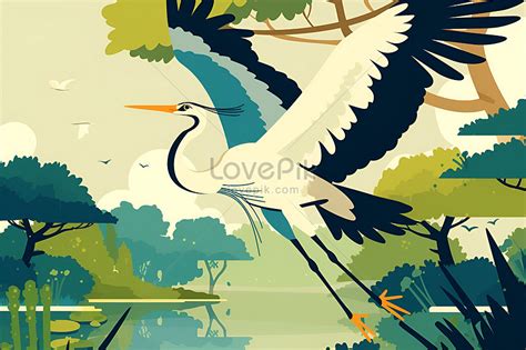 비행 크레인 일러스트 무료 다운로드 Lovepik