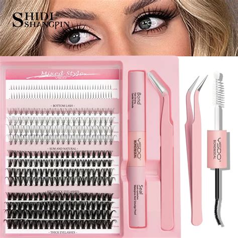 Lash Clusters Set Diy Lashes Extension Kit Individual Eyelash Kit 5