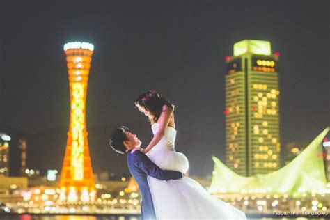 神戸でフォトウェディング ロケーション前撮り ウェディングフォト 結婚式の写真撮影 ウェディング