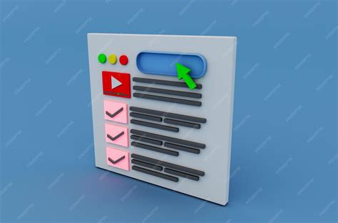 Premium Photo Minimal 3d Illustration Web Ui Or Ux Design Web Page