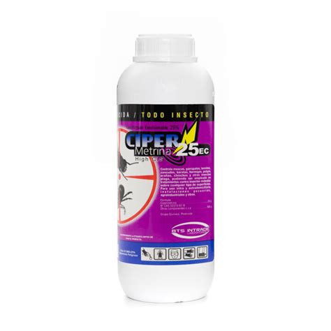 Insecticida Líquido Cipermetrina 25 Ec 1l Ciper 25 Ec Control