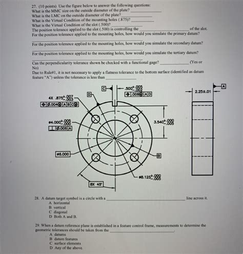 Solved 18 A Material Condition Modifier Is Applicable To