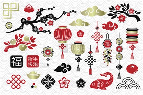 春节 化学元素周期表 华丽的 事件 灯笼 纸灯笼 中国灯笼 新年前夕 中国结 复古风格素材 花瓣网