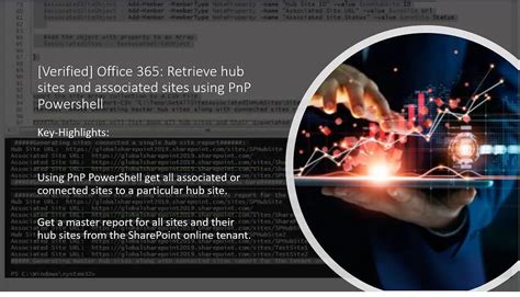 retrieve hub sites and associated sites using powershell archives global sharepoint