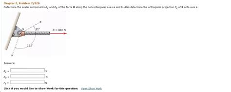 Solved Chapter 2 Problem 2 020 Determine The Scalar Chegg Com