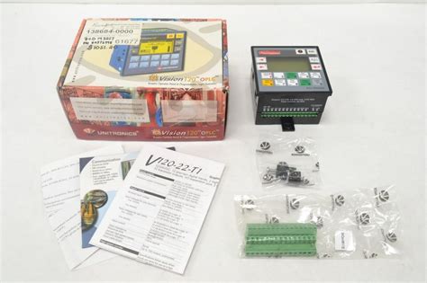 New Unitronics V120 22 T1 Ng Graphic Panel Programmable Logic Controller B223461