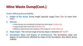 Mine Waste Dump PPTX