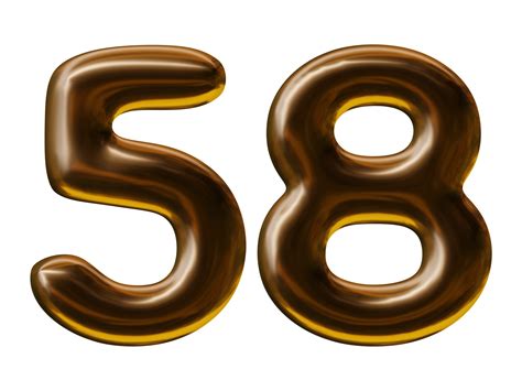 Diseño Número 58 En Render 3d 19552758 Png
