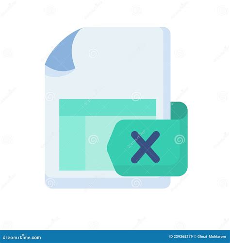 Excel Document File Paper Page Sheet Single Isolated Icon With Flat Style Stock Vector