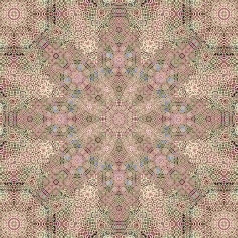 Premium Photo Seamless Square Symmetrical Pattern Art Texture Mandala