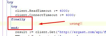 Delphi Code Completion Fail With Anonymous Methods Stack Overflow