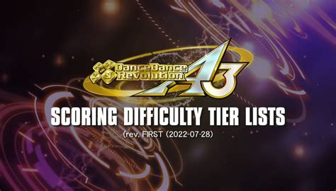DDR A Scoring Difficulty Tier List DDRCommunity