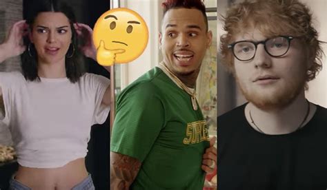 Kendall Jenner Raps In New Video Featuring Chris Brown And Ed Sheeran