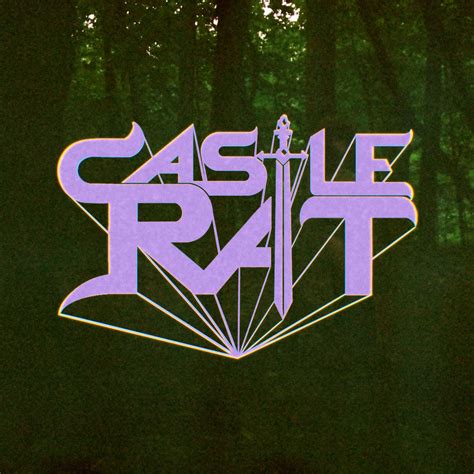 Antique Silver Logo Pin Castle Rat