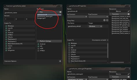 Project Fails To Run When The Extension Is Imported Gameframe