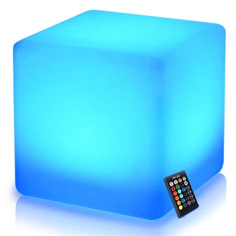 Buy Mrgo 16 Inch Rechargeable Led Cube Chair Light 16 Rgb Colors Led