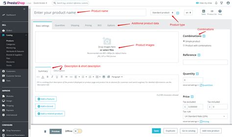 Prestashop Categories And Products Management