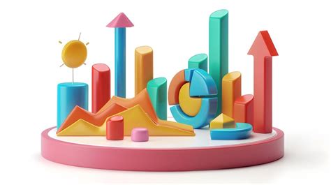 3d Cartoon Icon Data Analysis Insights Symbol For Statistical Analysis And Business Intelligence