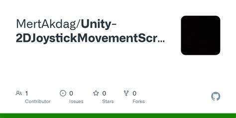 GitHub MertAkdag Unity DJoystickMovementScript